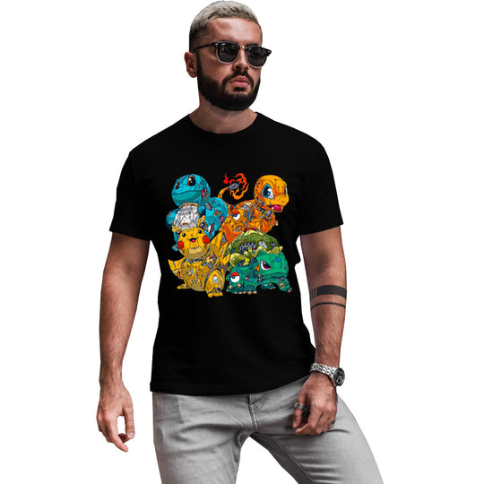 Playera Pokemon Starters Amime Videojuegos Playeras Beloma – belomaplayeras